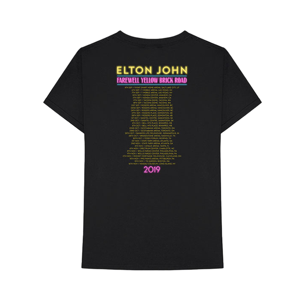 Neon Tour T-Shirt (2019 NA Leg 3) – Elton John Official Store