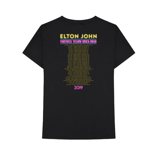 Neon Tour T-Shirt (2019 NA Leg 3) – Elton John Official Store