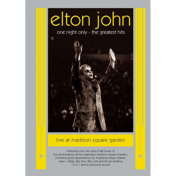 One Night Only DVD - Elton John Official Store